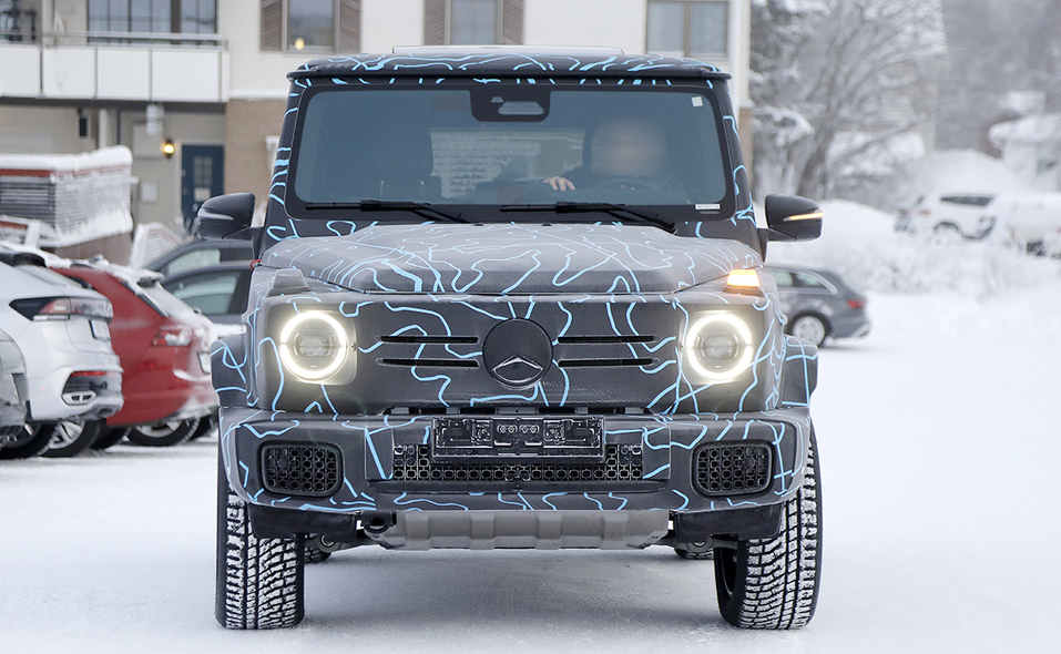 Mercedes-Benz electric G-Class spy photos gallery